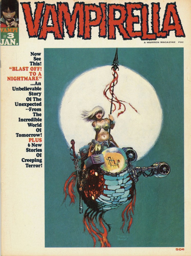 Vampirella #3 Magazine Values and Pricing | Warren Publishing Corp ...