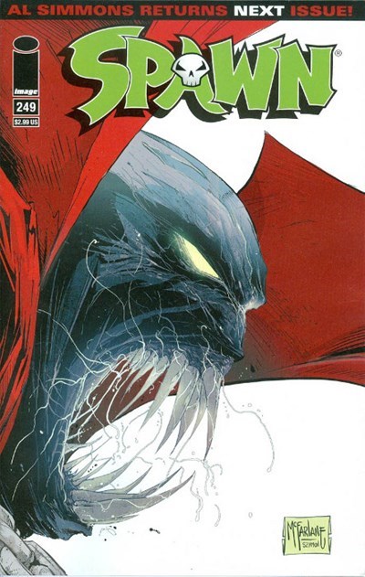 Spawn 249 Values And Pricing Image Comics The Comic Price Guide