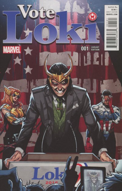 Vote Loki #1 B Values and Pricing | Marvel Comics | The Comic Price Guide